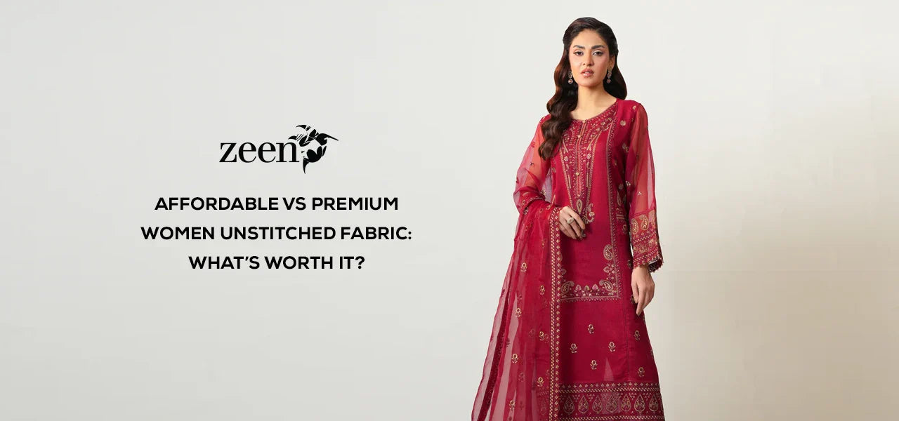 Affordable vs Premium Unstitched Fabric: What’s Best for You?
