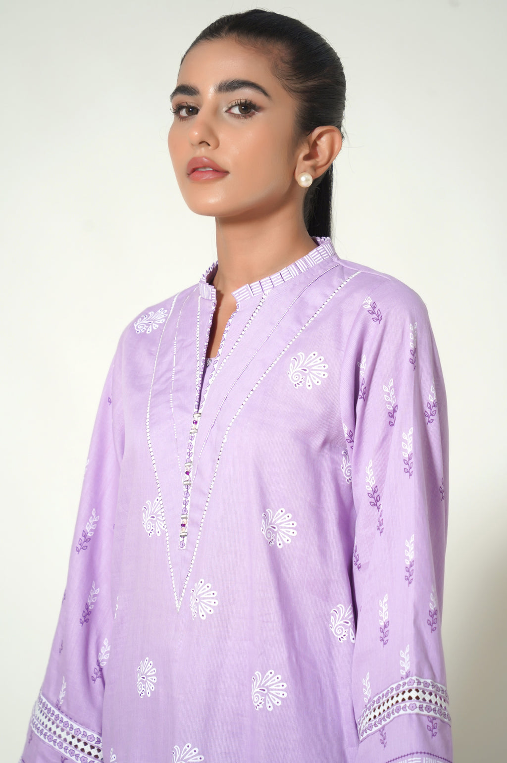 Unstitched 2 Piece Paste Printed Cottel Suit