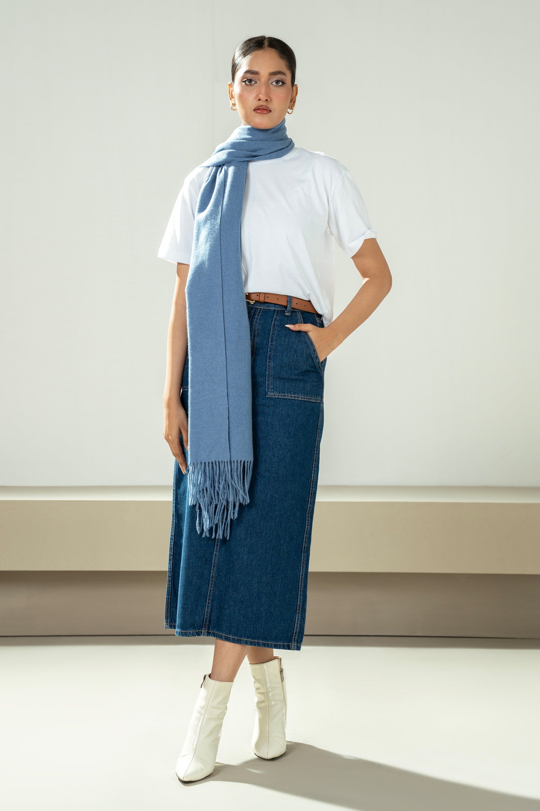 YARN DYED MUFFLER