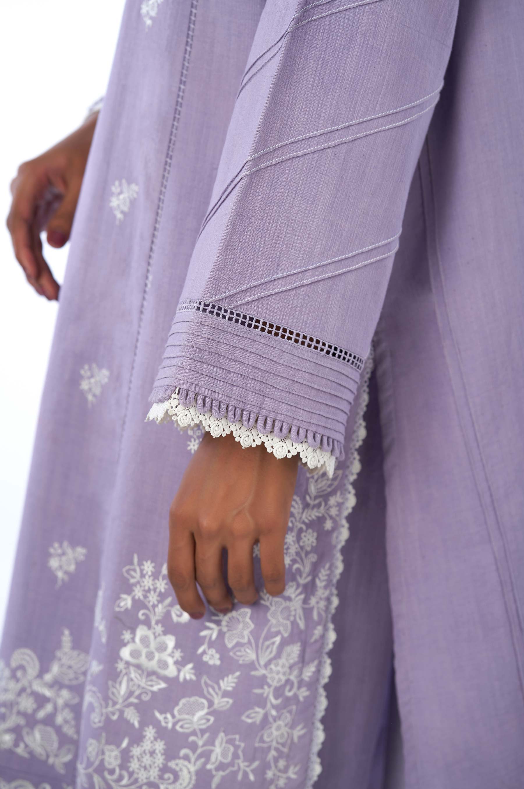 Unstitched 3 Piece Embroidered Karandi Suit – Zeenwoman